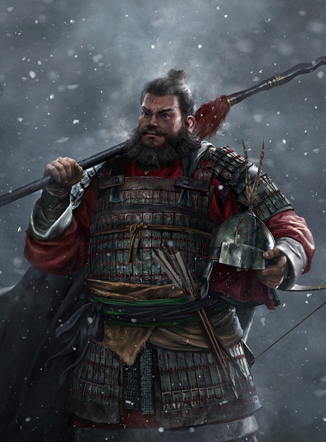张飞 ZHANG FEI, xiao sun : The image of Zhang Fei, a Bowman, in the ...