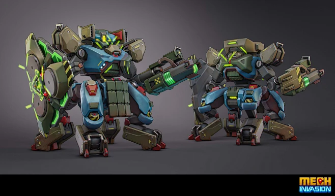 MECH INVASION - In-game Mech Models Vol.2-花瓣网