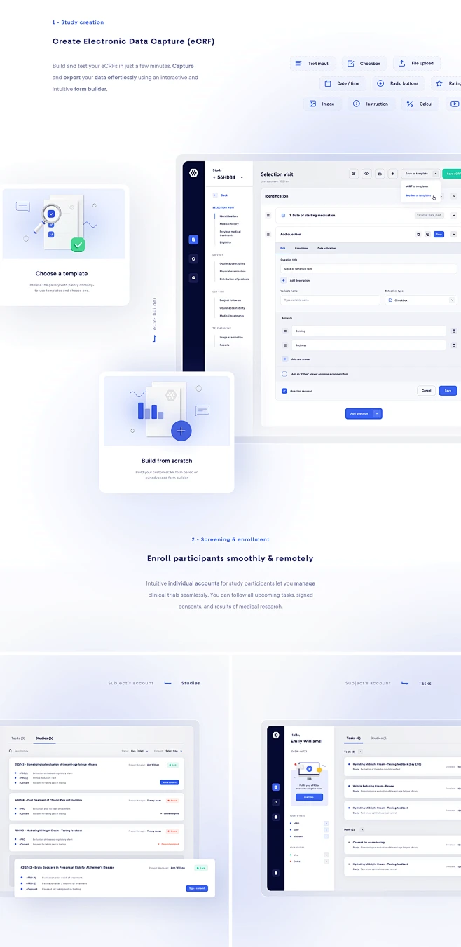 clinic Health healthcare medical 3D app design ILLUSTRATION UI user ...