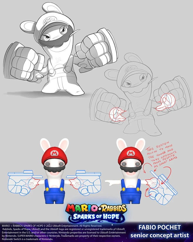 Rabbid Mario & Rabbid Luigi bros!-花瓣网