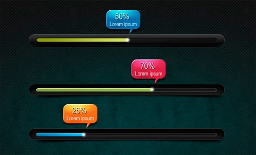 创意进度条PSD免费素材分享-花瓣网