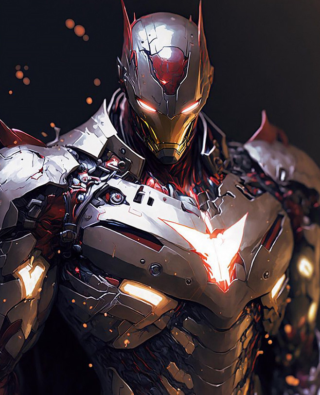 ArtStation - Iron_Batman-花瓣网