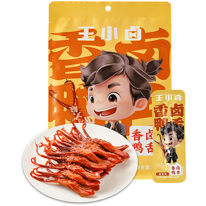 王小卤香卤鸭舌 酱香味80g