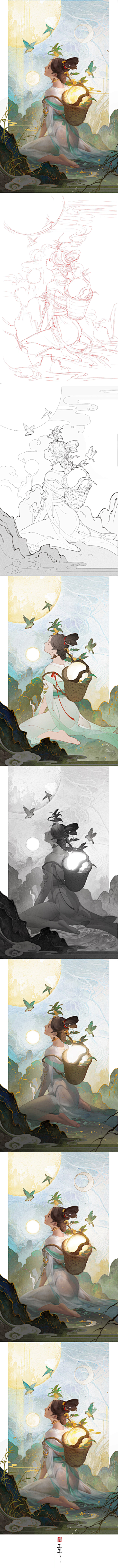 古风插画、美宣-花瓣网|陪你做生活的设计师 | 热门 - 热门微博 - 微博