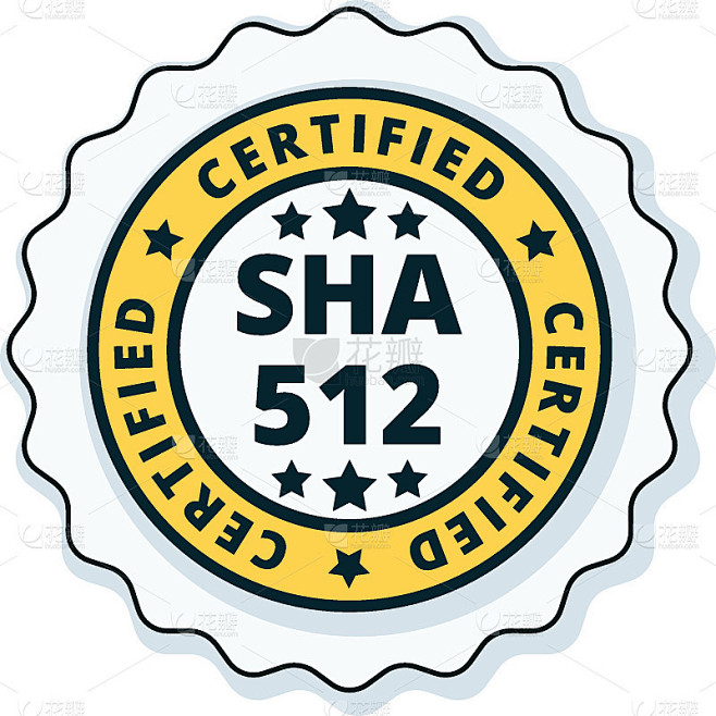 SHA-512认证标签插图