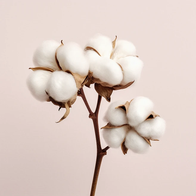 A cotton plant. Real picture-花瓣网