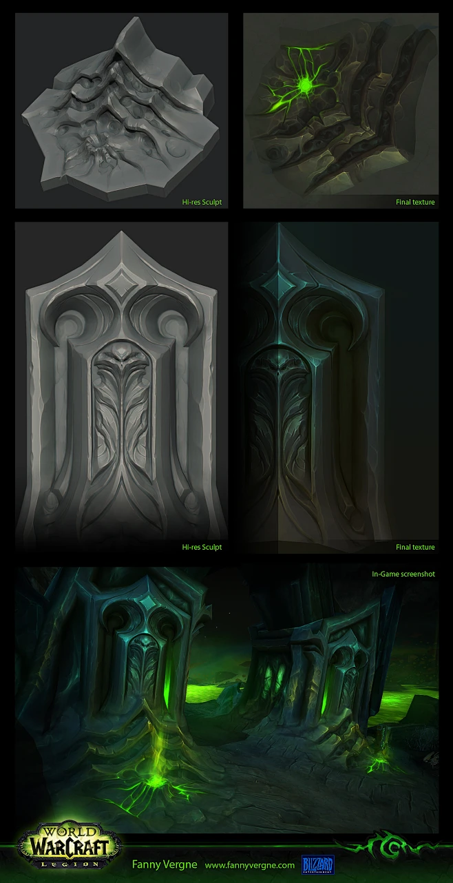 Tomb of Sargeras and Legion buildings - World of Warcraft, Fanny Vergne ...