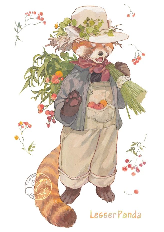 小动物农场_怂怂怂松鼠__插画师作品_涂鸦王国gracg.com-花瓣网