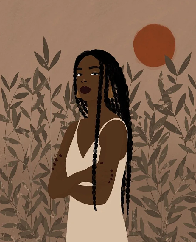 今日画作｜Chloe Smart : 喝个巴黎咖啡\x0a看个甲板日落\x0a数个草原星星\x0a就是情调-花瓣网