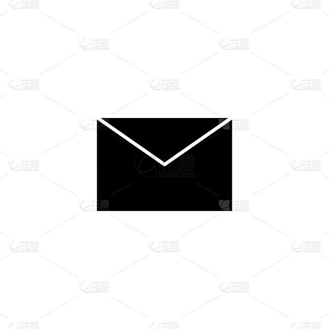 插图矢量图形的信封图标