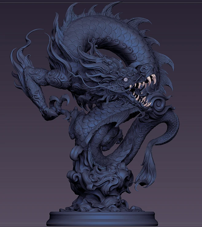 Dragon, Ming Gui Sun : Dragon by Ming Gui Sun on ArtStation.-花瓣网