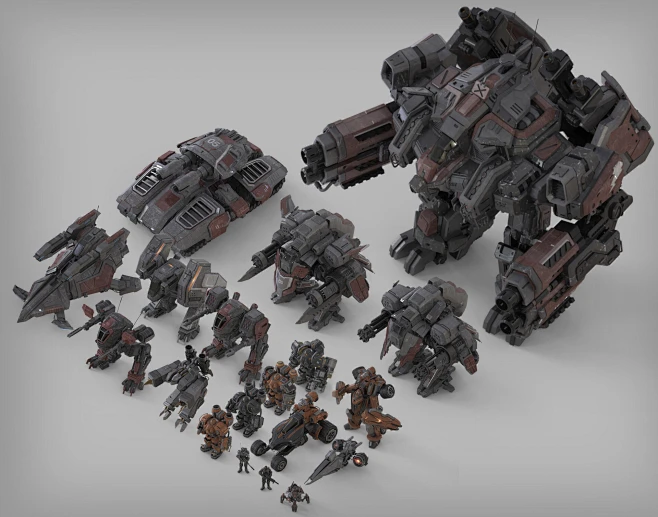 Terran ground units models, Nak Ma : Terran ground units models by Nak ...