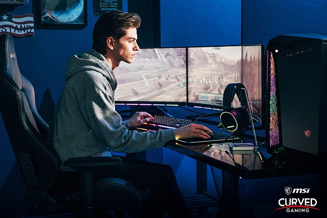 2018微星首席 曲面电竞显示器MPG27CQ图赏-花瓣网