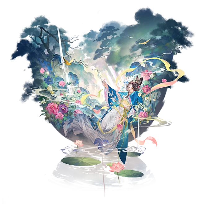 十二花卉杯邀花酌茗.png-花瓣网