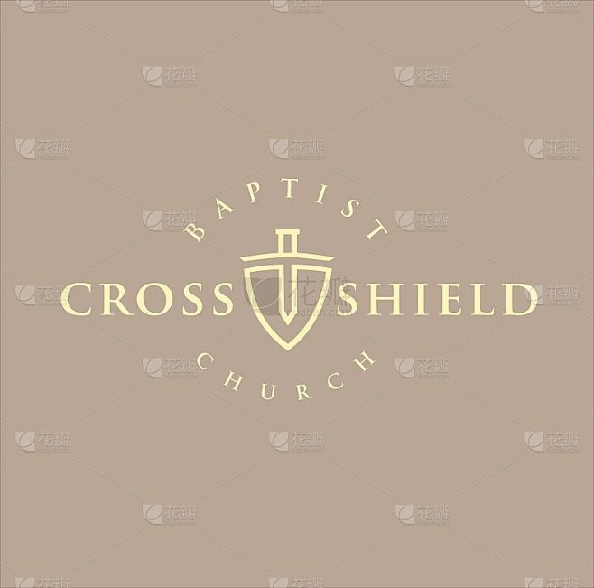Shield Cross Design Inspiration. Shield Church Vin