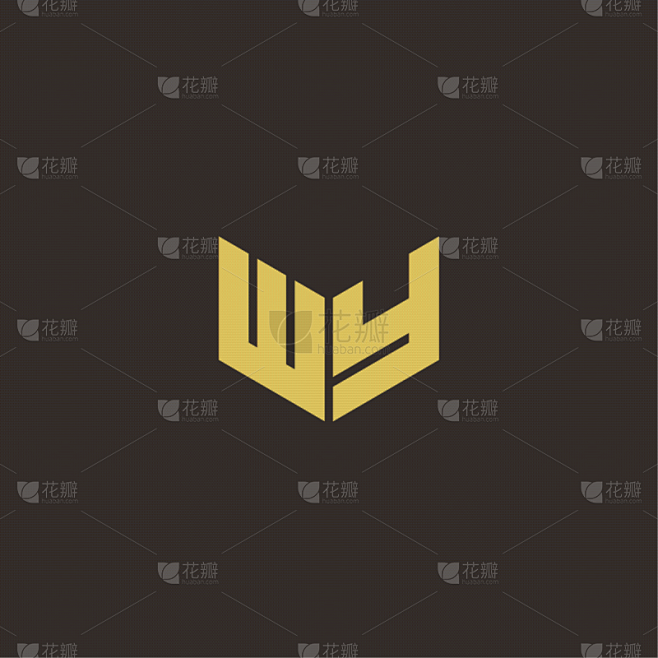 wy logo letter initial logo designs template with