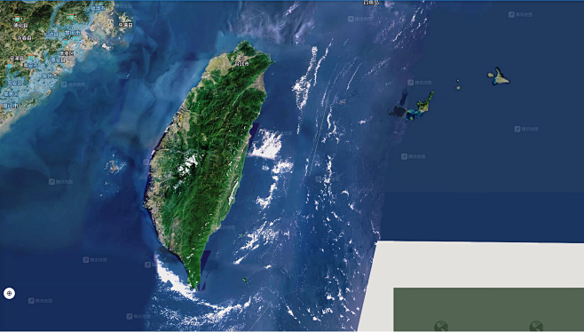 台湾卫星地图