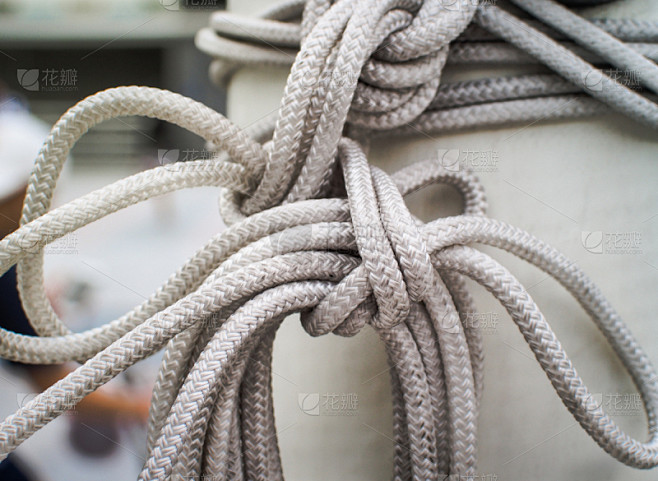 白色,绳子,特写,客船,水平画幅,无人,符号,古老的,弹性,建筑业