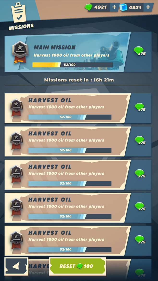 Mission Screen-花瓣网