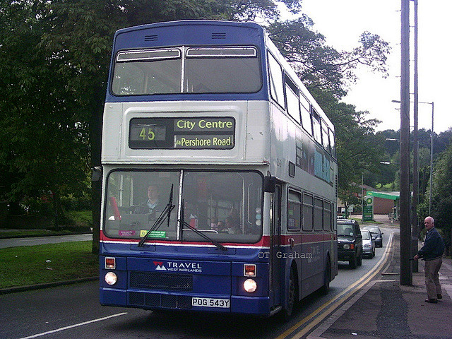 Travel West Midlands MCW Metrobus POG 543Y