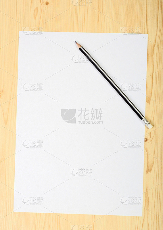 空白的,尖利,铅笔,纸,硬木地板,垂直画幅,留白,高视角,木制,无人