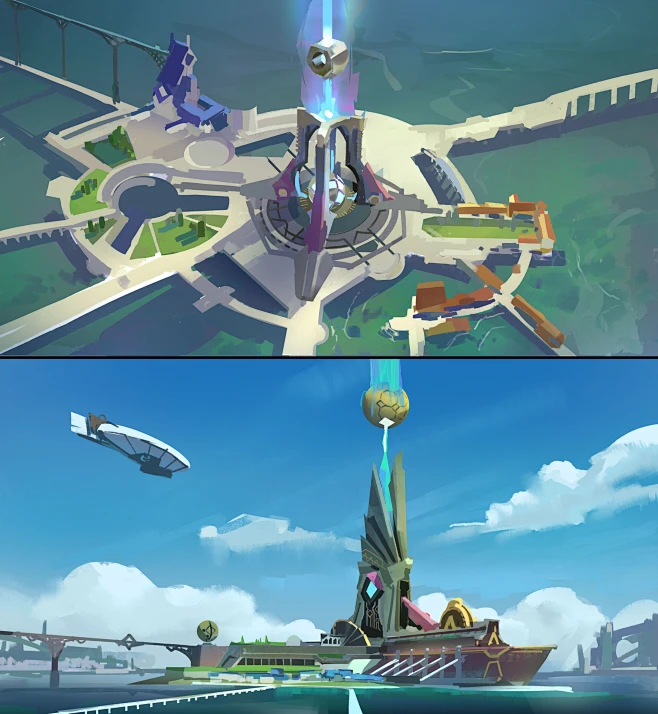 Arcane x Riot - Environments, guillaume NORMAND : Some early visual ...