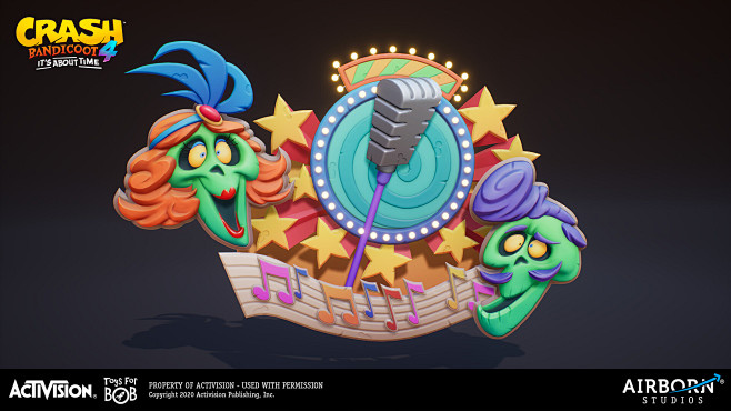 {游戏系列} 美国 Crash 4（场景，角色，UI。。）