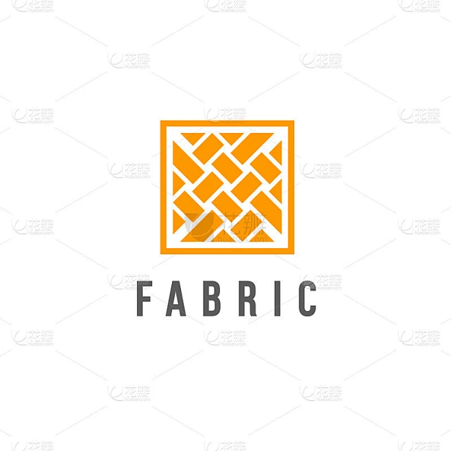 Vector icon design template for shop fabric, knitt素材-花瓣网