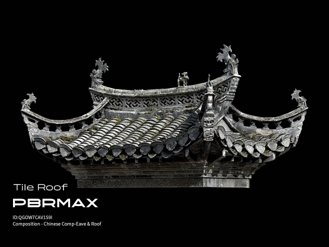 Ancient Temple With Falling Flowers-花瓣网