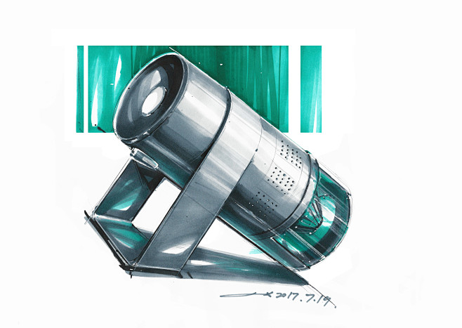 工业设计/产品设计手绘：马克笔手绘效果图