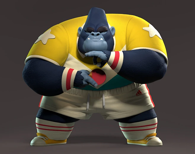 "Ping Pong Kong" fan art, Kos Reed : Fan art based on concept art by ...