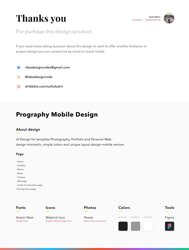 Prography个人作品集移动版UI设计作品企业官网官网介绍页首页素材资源模板下载-花瓣网