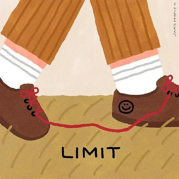 韩国插画师 김잼 KIM JAM 风格简约可爱，笔下的人物都是圆圆的脸蛋和鼻子，更显憨厚呆萌。