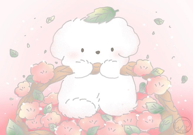 ipad壁纸可爱插画 cr.又桉桉