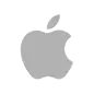 Apple Logo Grey-花瓣网