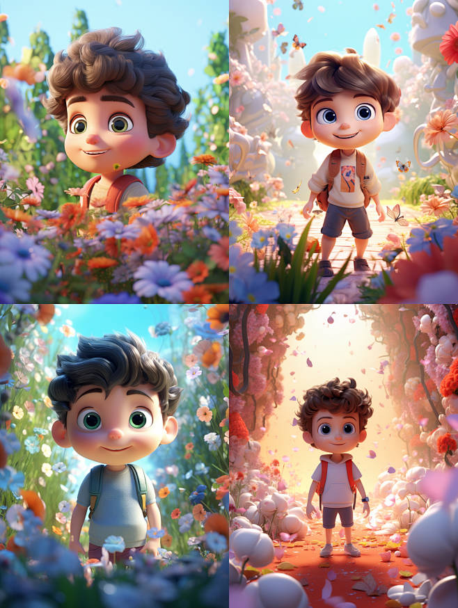 ivan_1983_super_cute_boy_IP_by_pop_mart_Disney_style_Pixar_styl ...