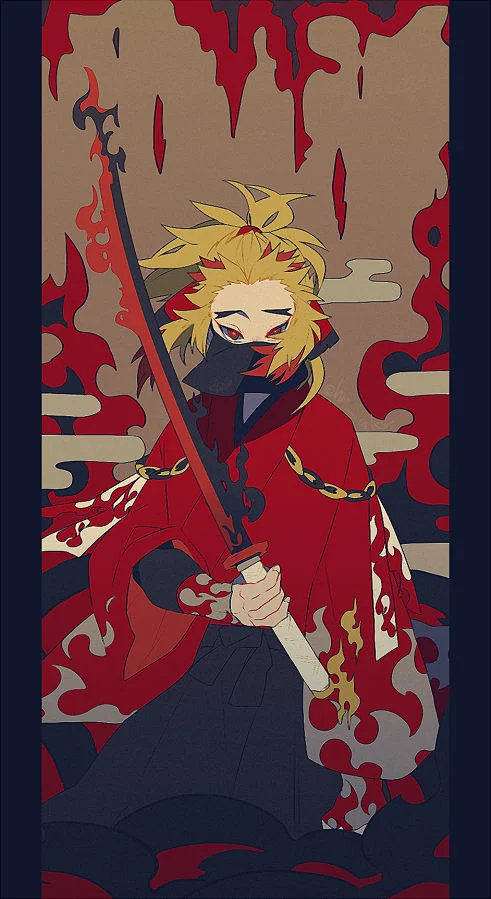 鬼灭之刃插画-花瓣网