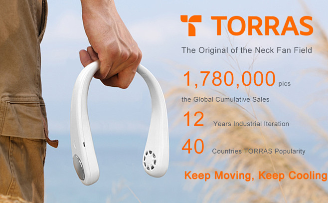 neck cooler fan neck artic air freedom 3 speeds neck cooler ...