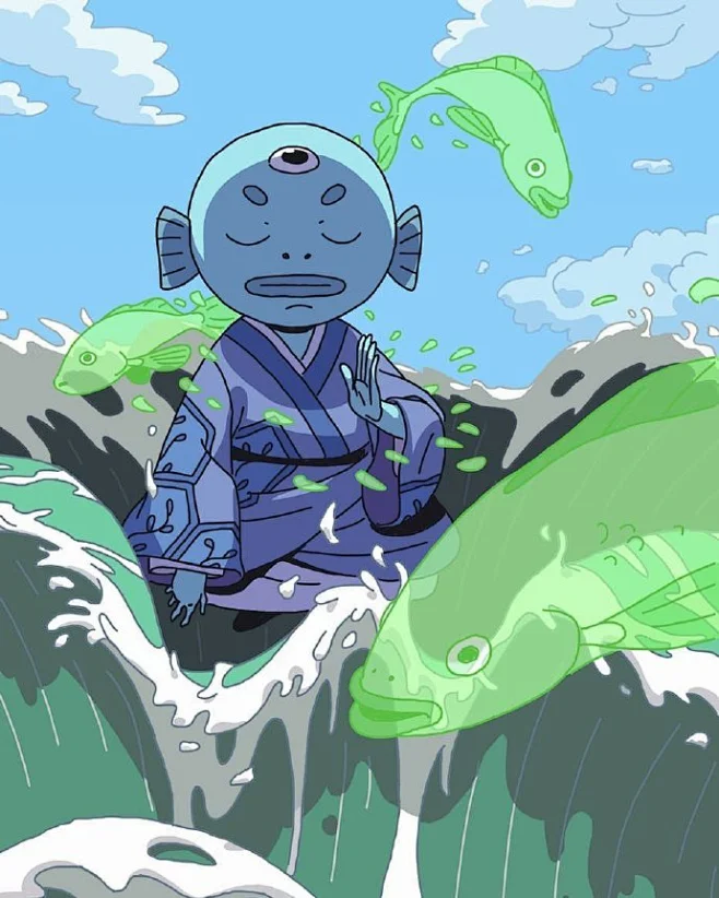 插画师 Varguy 的梦幻插画世界 IG：varguyart -花瓣网