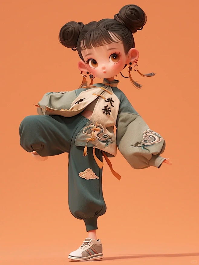 国风IP设计｜AIGC潮玩｜MJ盲盒 | 酷 - 小红书-花瓣网