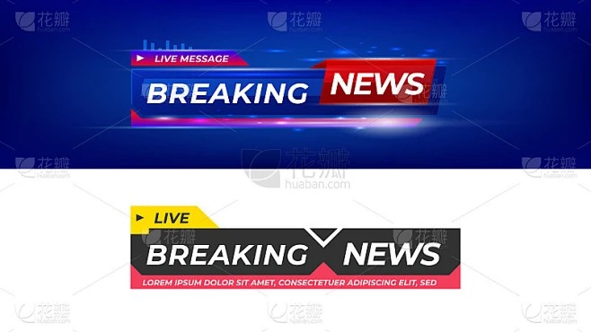 突发新闻背景素材-花瓣网