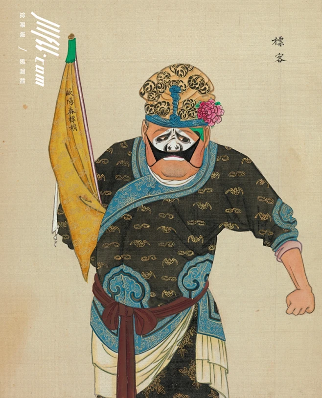 jiifll-京剧脸谱-中国风动画形象-角色设计-国潮-国产-东方特色-传统民俗文化-非物质文化遗产-美丽乡村-文创 (19)-花瓣网