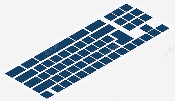 卡通电脑键盘矢量图 免费下载 页面网页 平面电商 创意素材