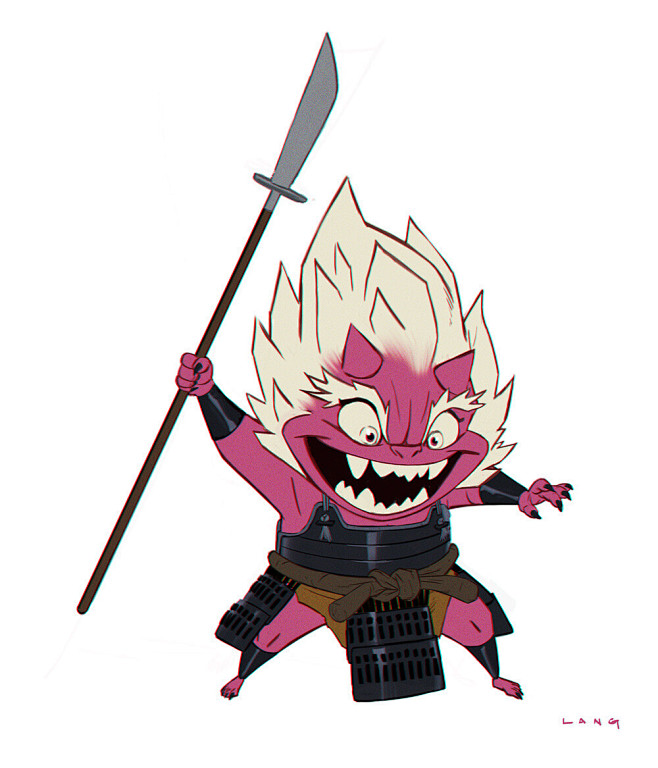 Mini Oni, ryan lang : A fun drawing of the main villain in my graphic ...