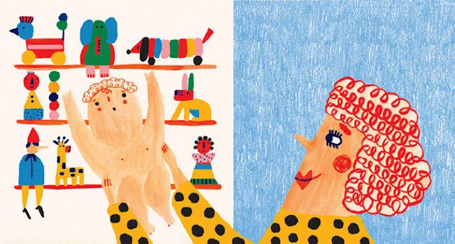 绘本构图 by jana glatt-花瓣网