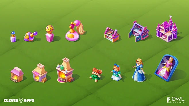 Merge Game - Objects amp; Props - Part 6-花瓣网