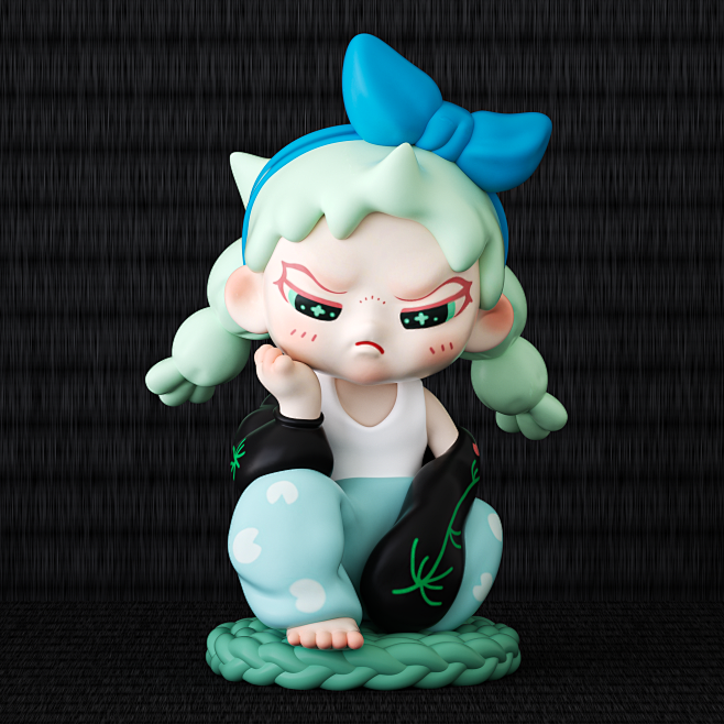 DORA大表姐冥想者ip建模渲染