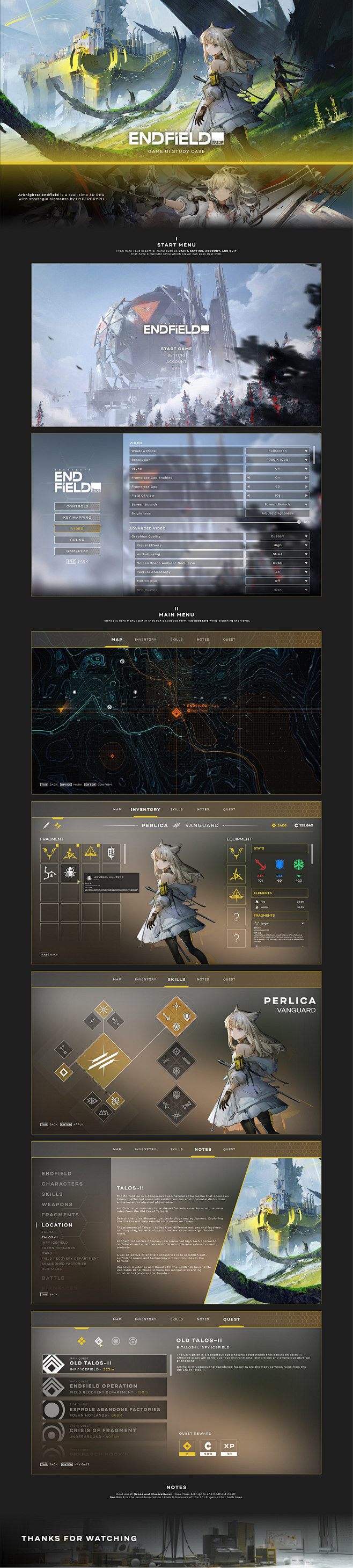 Arknights Endfield UI Game Design