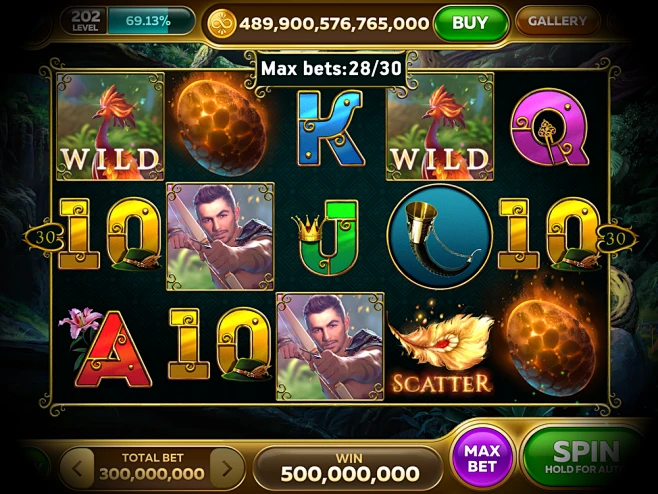 Fallen Arrow Slot : Art and animation for casual slot game "Infinity ...