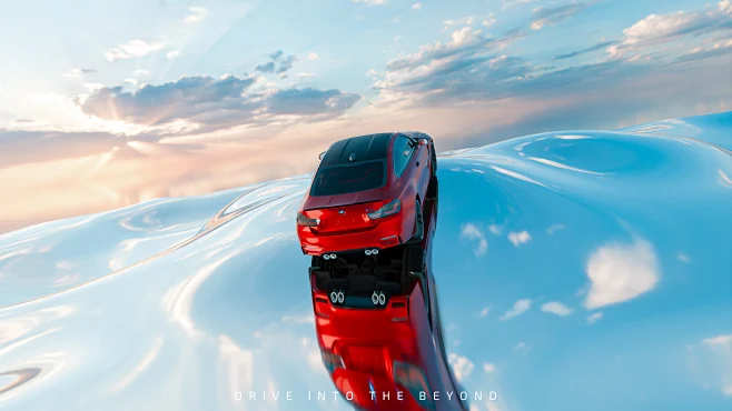 Photography automotive CGI visualization Landscape visual design 3d ...